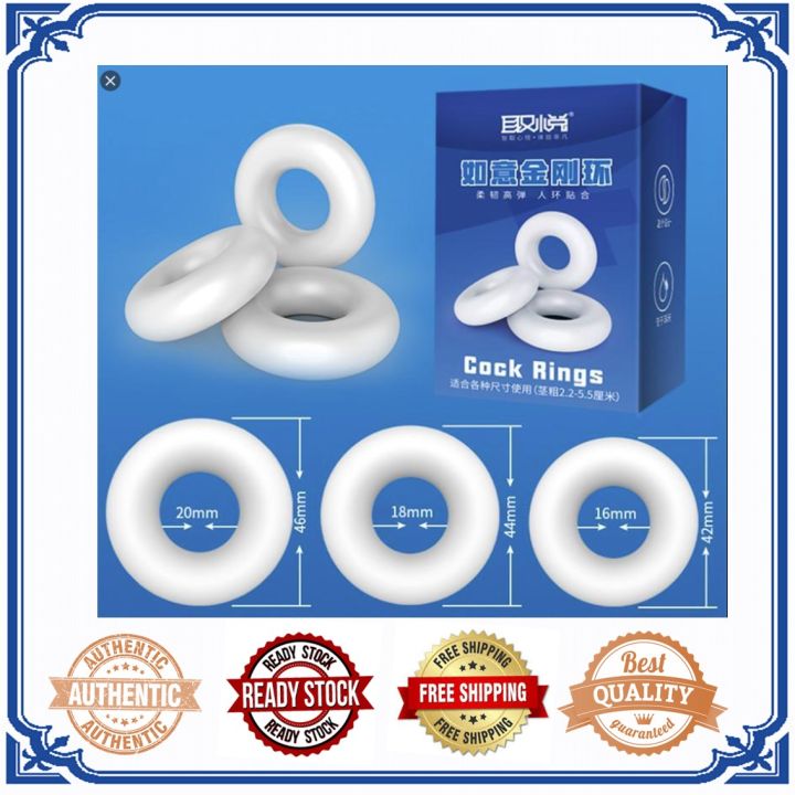 Ring Delay Ring ring Long Las-ting O Ring Sensual Toy for men 3pcs ...