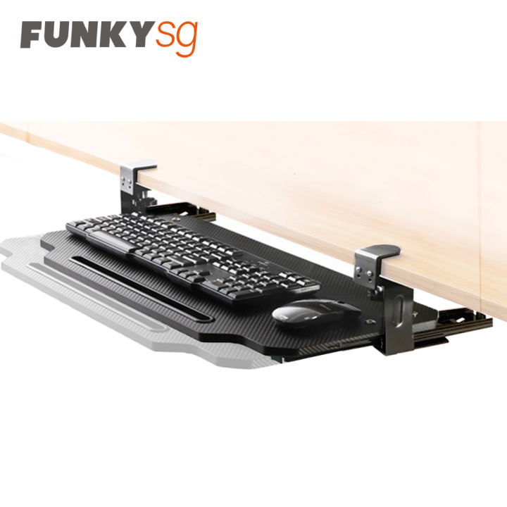 Retractable Keyboard Drawer Extension Keyboard Tray | Lazada Singapore