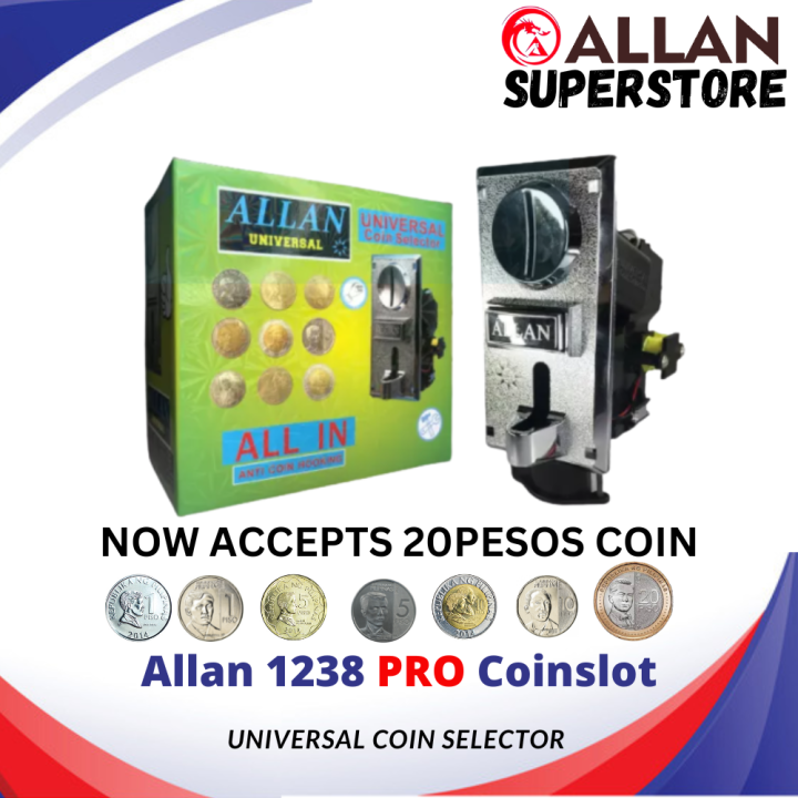 Allan Superstore 1238 PRO Universal Coinslot/ Multi Coin Selector for ...