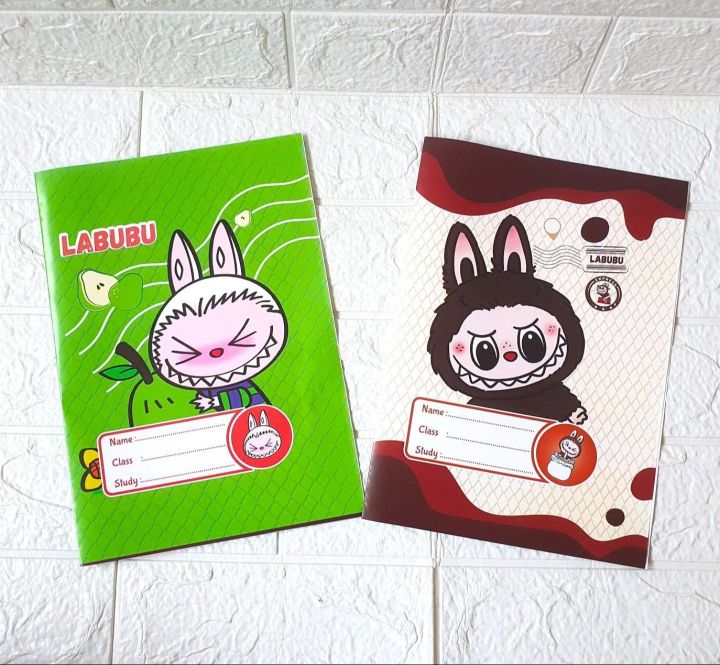(20 Lembar) Sampul Buku Tulis Karakter LABUBU ukuran Sidu | Lazada ...