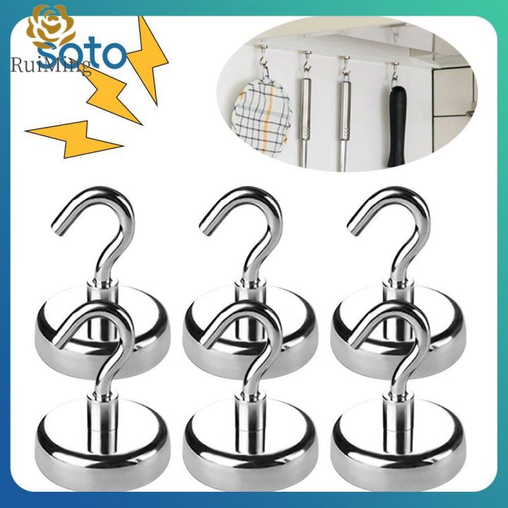 RuiMing ตะขอแม่เหล็กที่แข็งแรงที่ยึดผนังแบบนีโอดิเมียมสำหรับงานหนักไม่ ...