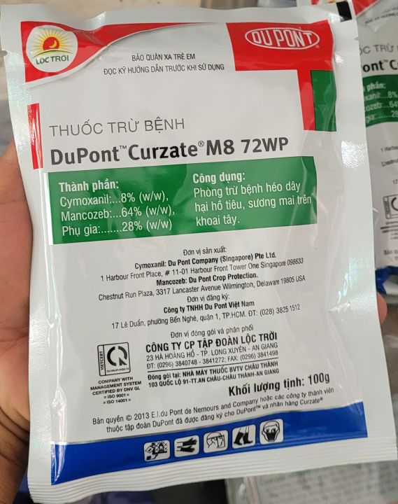 Thuốc trừ bệnh cây trồng DuPont Curzate M8 72WP (100gr) | Lazada.vn