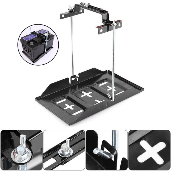Automotive battery tray clamping bracket with high load-bearing ...
