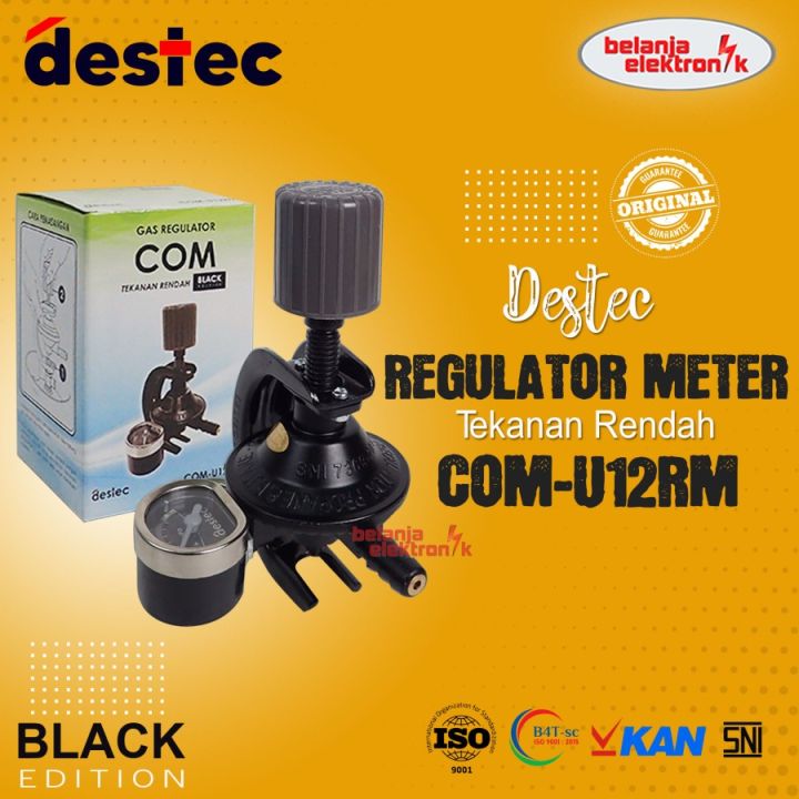 DESTEC Regulator Gas Meter Tekanan Rendah COM 201-M SNI | Lazada Indonesia