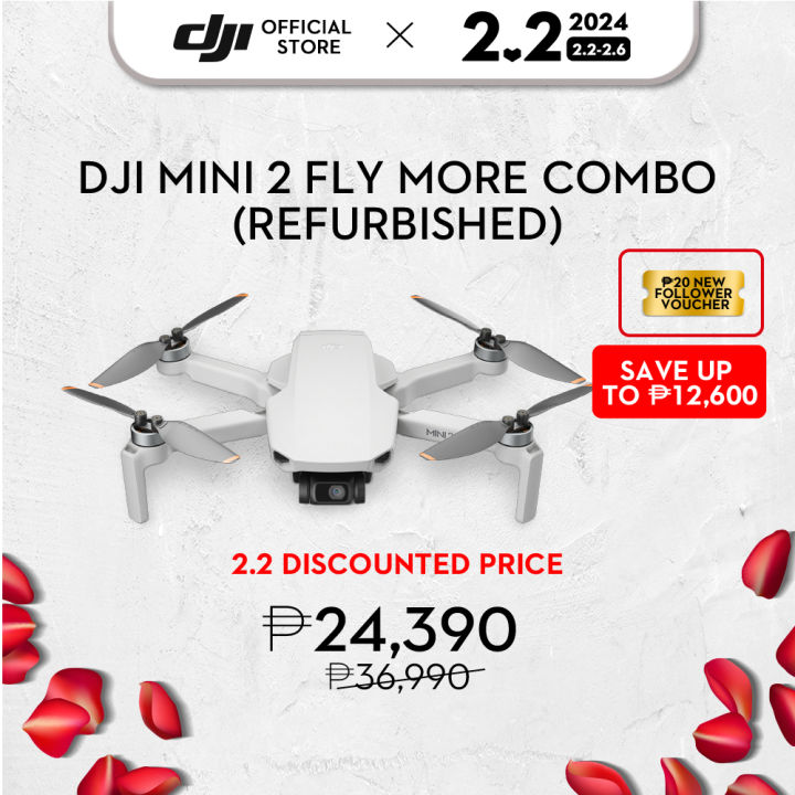 DJI Mini 2 Combo REFURBISHED Make Your Moments Fly | Lazada PH