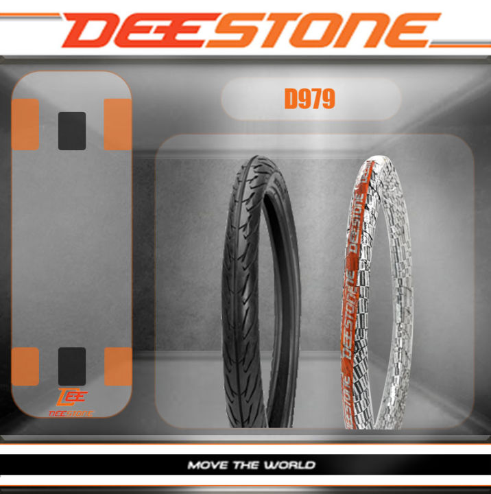 (ยางปีใหม่) DEESTONE (ดีสโตน) D979 T/T ลายวิง (Wing) ขอบ 17 | Lazada.co.th
