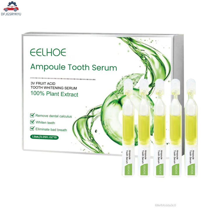 10pcs Fruit Acid Travel Size Toothpaste Whitening Dental Intensive ...