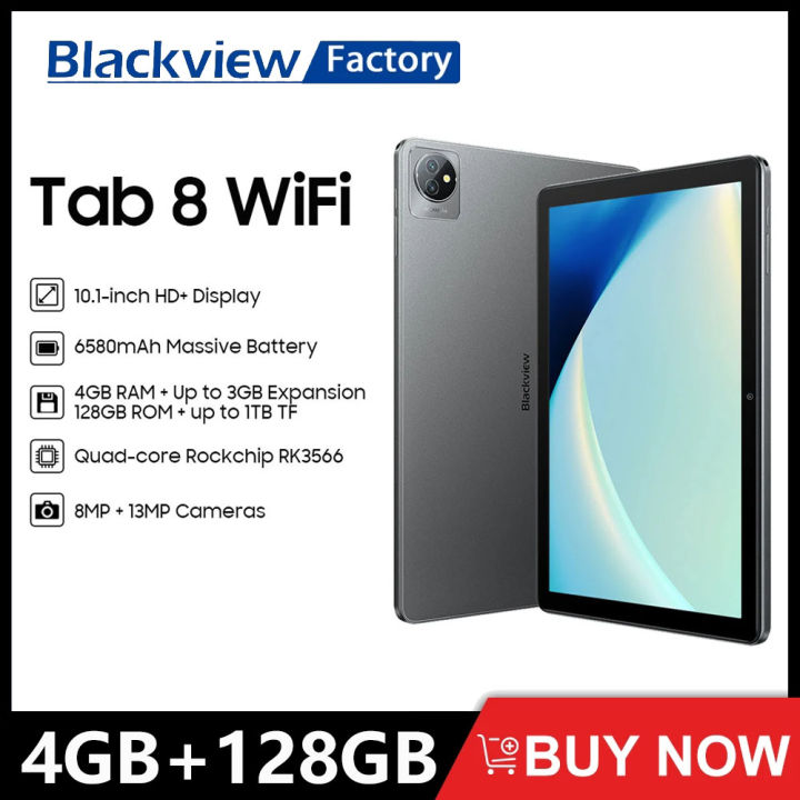 Blackview Tab 8 WiFi 4+64GB/128GB 10.1-inch Display 6580mAh Battery ...