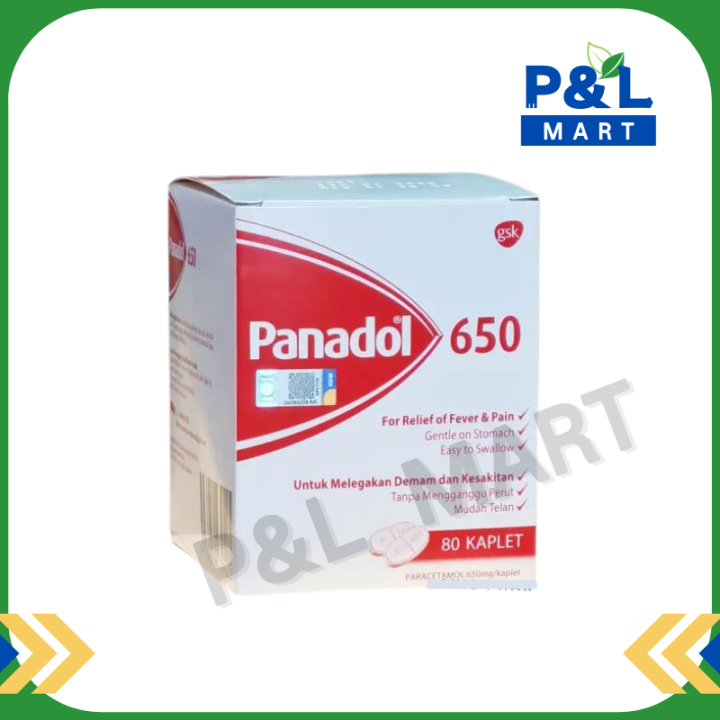 Panadol 650mg 80 Tablets exp:09/2024 | Lazada