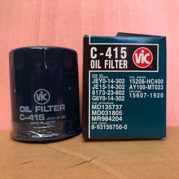 VIC C-415 OIL FILTER FOR MITSUBISHI MIRAGE, XPANDER, LANCER, ADVENTURE ...
