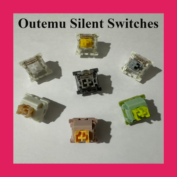 Outemu Silent Switches 3 pin 5 pin Silent Grey White Yellow Tom Cream ...