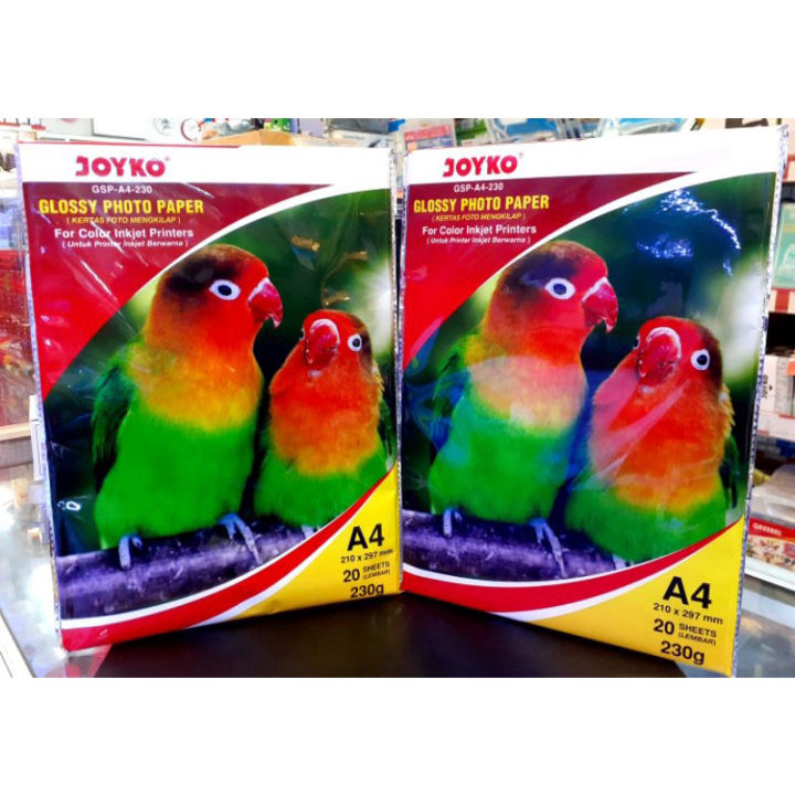JOYKO KERTAS GLOSSY A4 230 | Lazada Indonesia