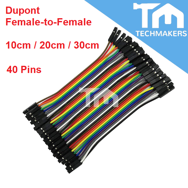 Dupont 40 Pin Jumper Wire Female to Female | Lazada