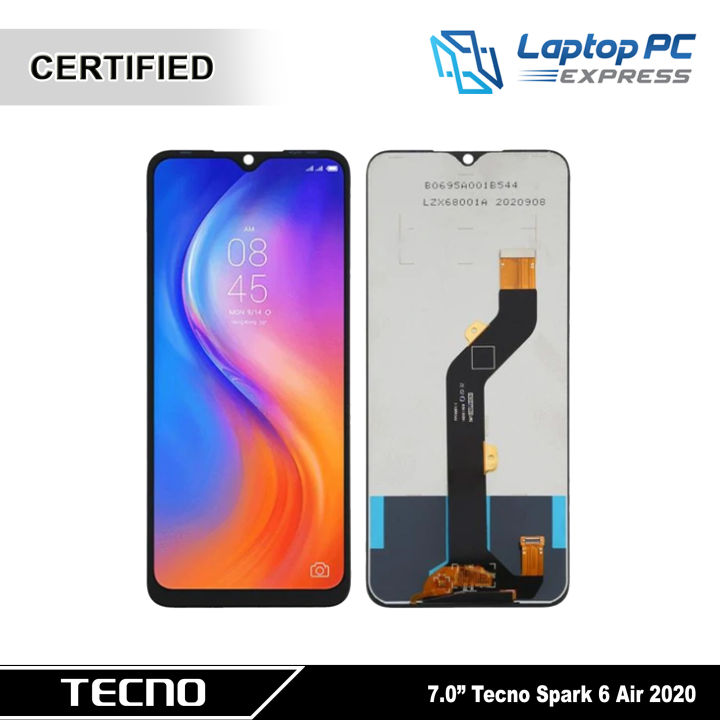 7.0 inches Tecno Spark 6 Air LCD Screen with Digitizer Fully Assembly Compatible with KE6, KE6j ...