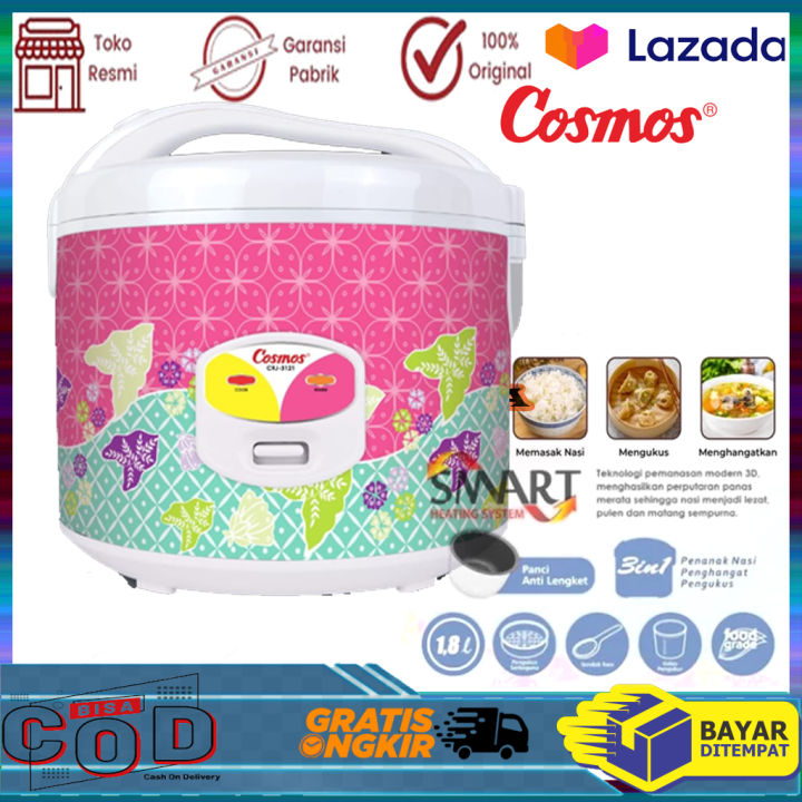 Magic Com COSMOS 1.8 L CRJ3121 Complete Cosmos CRJ3121AY – Rice Cooker ...