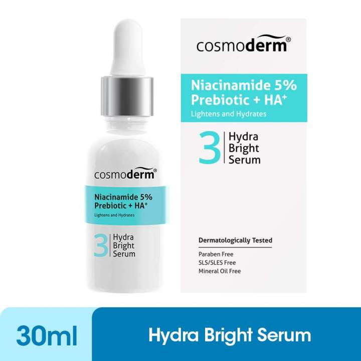 COSMODERM Niacinamide Hydra Bright Serum 30ml | Lazada