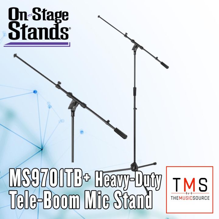 On Stage MS9701TB+ Heavy-Duty Tele-Boom Mic Stand | Lazada PH