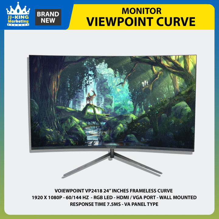 VIEWPOINT / 24 INCHES GAMING MONITOR CURVED / LED FULL HD / 144HZ ...