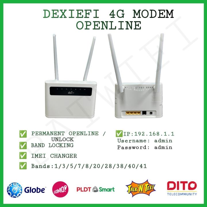 DEXIEFI 4G MODEM WIFI | Lazada PH