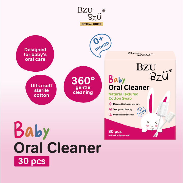 BZU BZU Baby Oral Cleaner (30pcs) | Lazada