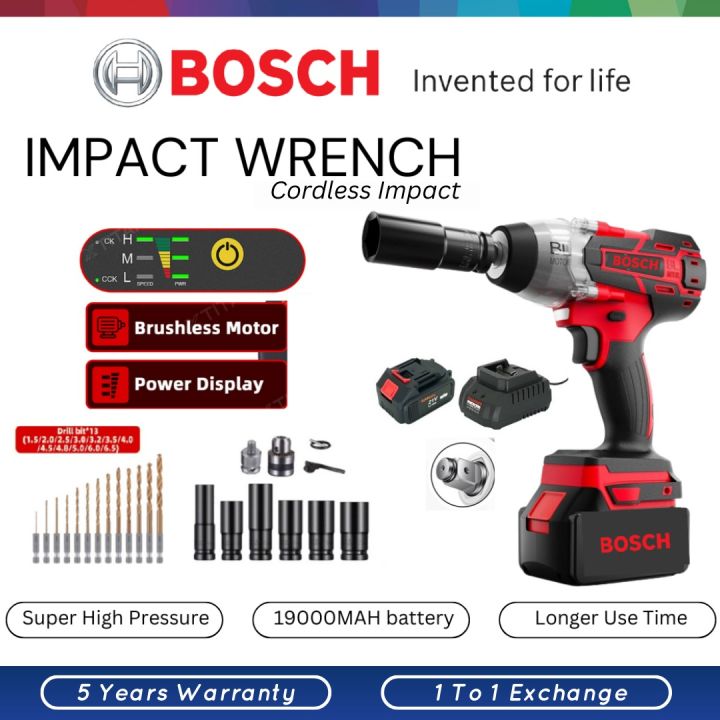 🔥🔥🔥【SHIP OUT IN 1DAYS】🔥🔥🔥BOSCH 1599VF Impact Wrench Cordless Impact Gun ...