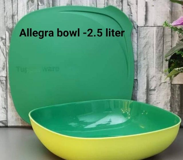 tupperware Allegra bowl 2.5L with lid | Lazada
