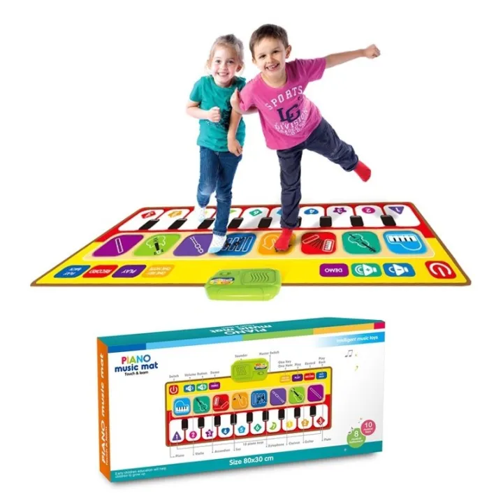 Children musical toy Piano Music Mat floor keyboard step on educational ...