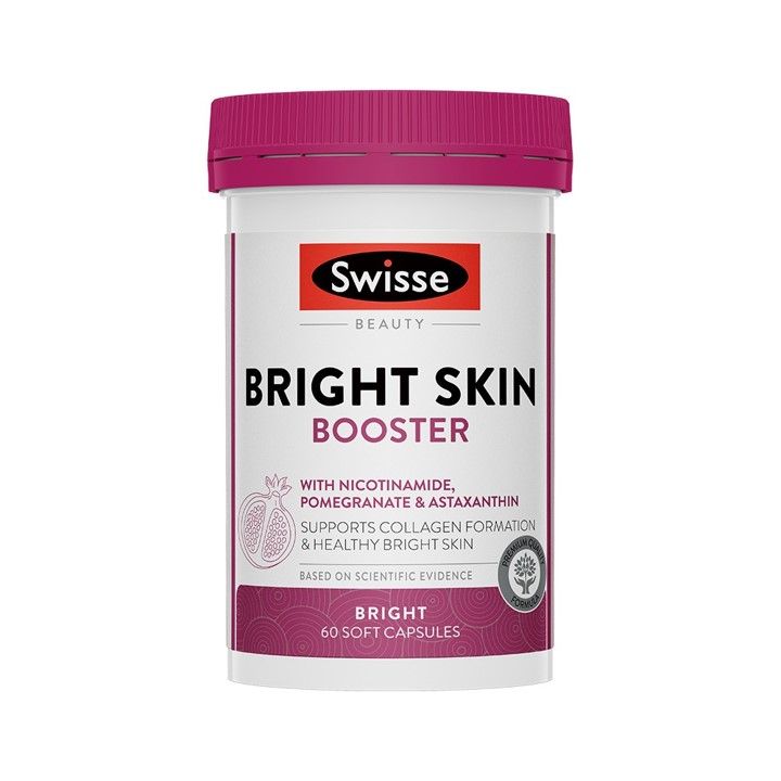 Swisse Bright Skin Booster สวิส ไบร์ท สกิน บูสเตอร์ 60capsules | Lazada ...