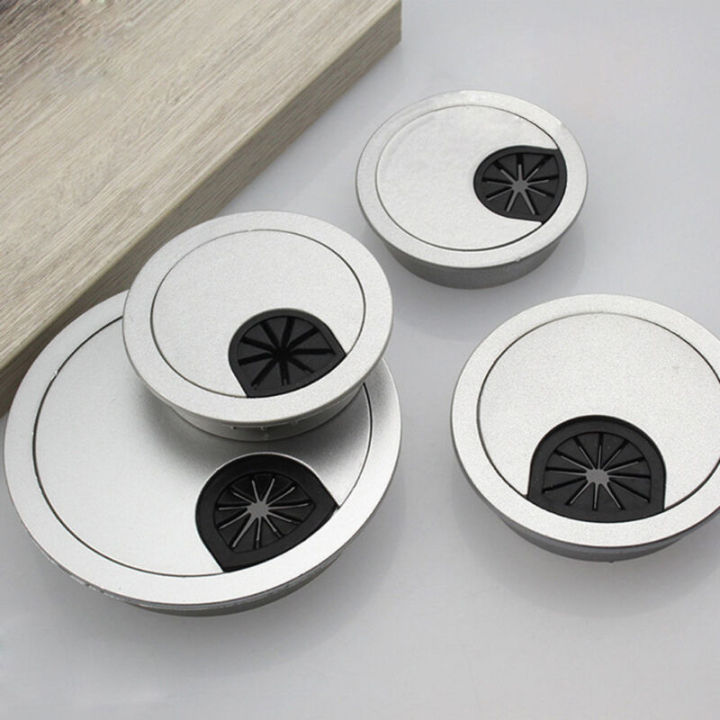 Plastic Round Table Wire Hole Cover Outlet Port Computer Desktop Cable ...