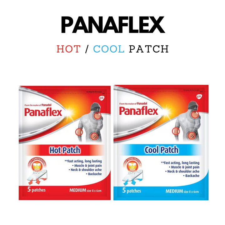 PANAFLEX Hot/Cool Patch 5's (Pain Relief Patch) | Lazada