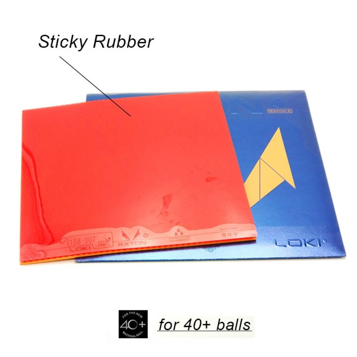 LOKI RXTON 5 High Elasticity Sticky Table Tennis Rubber Red Pips In ...