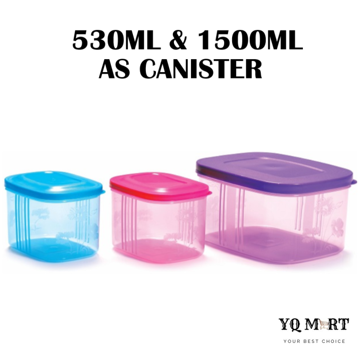 Plastic Canister 530ML/ 1500ML Air Tight Canister Air Tight Container ...