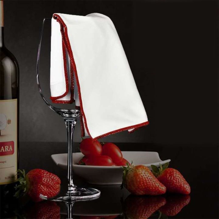 Cleaning Cloth For Wiping Red Wine Glasses Wipe The Glass Without ...