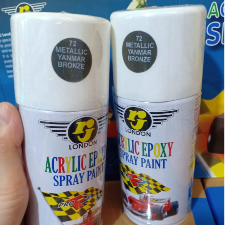 RJ London Pilox Pilok Cat Semprot 300cc - 72 Metallic Yanmar Bronze ...