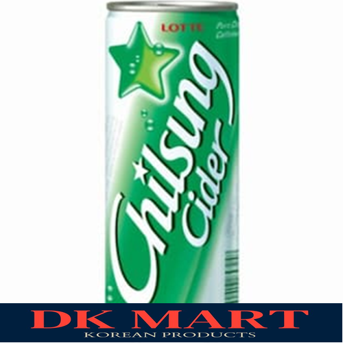 LOTTE CHILSUNG CIDER 250ML DK MART KOREA SHOP CARBONATED DRINK | Lazada PH