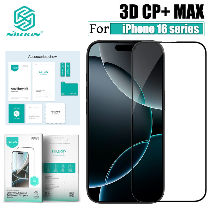 Nillkin 3D Full Cover Tempered glass for Apple iPhone 16 Pro Max ...