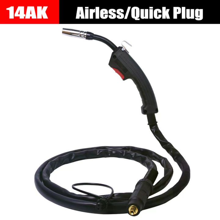 14AK Welding Torch Airless/Quick Plug MIG Welding Torch 14AK Gas Valve ...