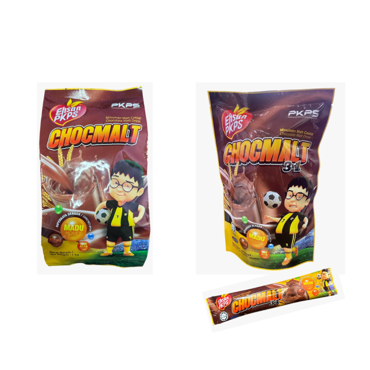 PKPS Set Chocomalt madu (1KG & 3 in 1 Sachet) - Minuman Koko Rasa ...