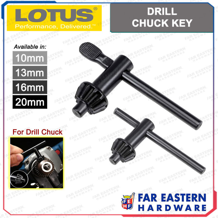 Drill Chuck Key 10mm | 13mm | 16mm | 20mm (Sold per piece) LOTUS | TORQ ...