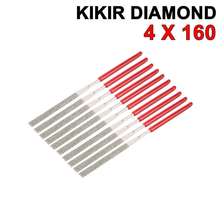 Kikir 4 x 160mm Files Diamond KIKIR Diamond Flat Kikir Rata Files Set ...