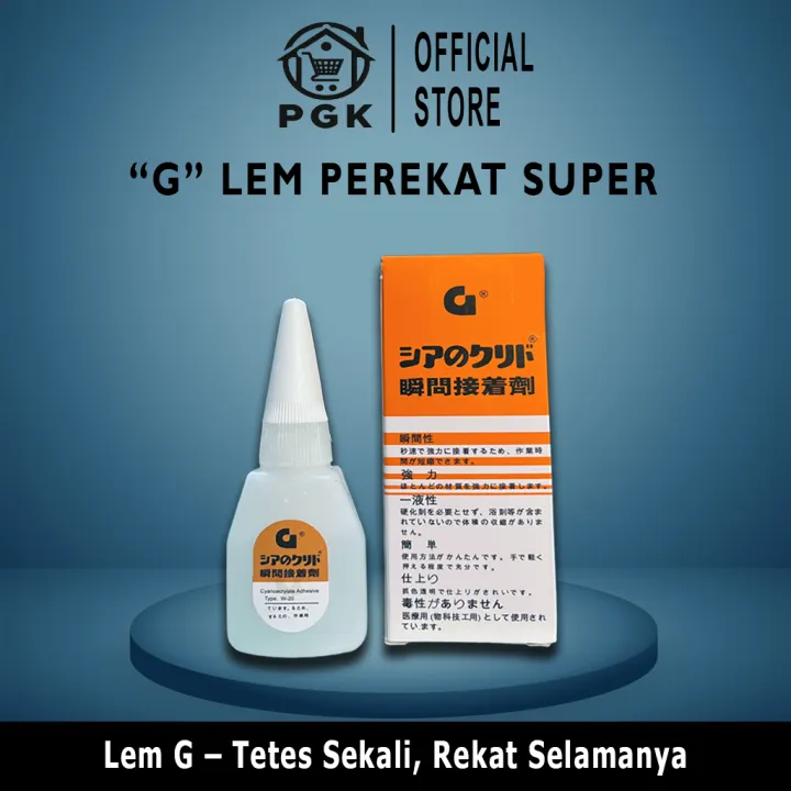 LEM KOREA LEM G SUPER GLUE – Perekat Super Kuat untuk Berbagai Material ...