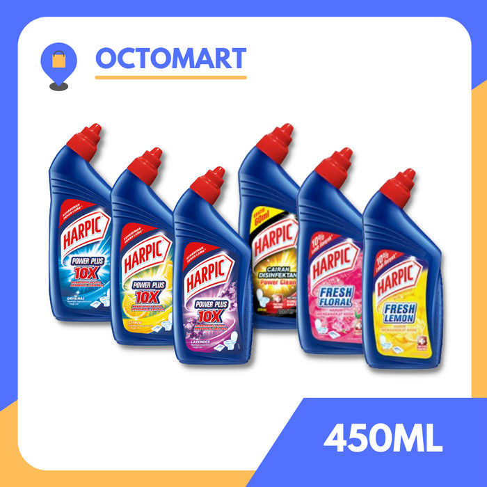 HARPIC Power Plus Pembersih Toilet 450ML / 405ML / 495ML Botol Varian Original / Citrus ...