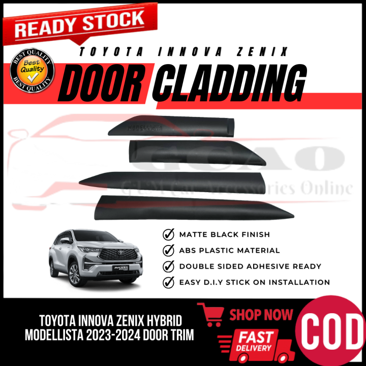 GCAO TOYOTA INNOVA ZENIX HYBRID MODELLISTA 2023-2024 DOOR CLADDING TRIM ...