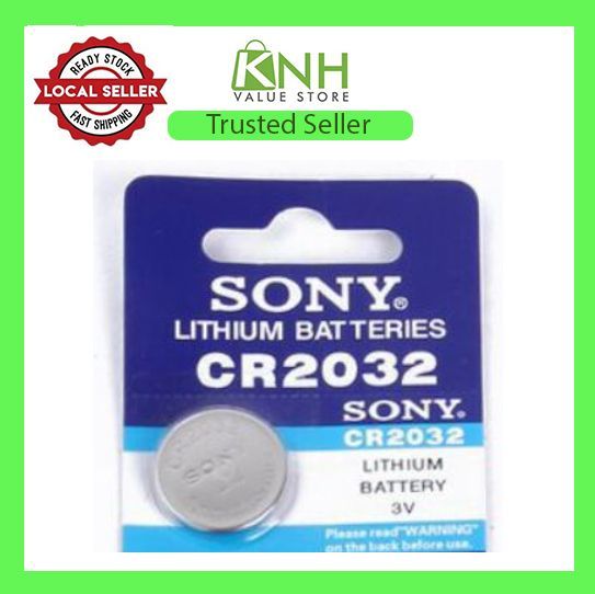 (SONY) muRata CR2032 Genuine 3V Lithium Battery (1-Pack) | Lazada
