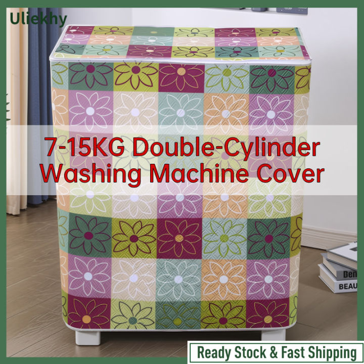 Uliekhy 7-15KG Double-Cylinder Washing Machine Cover Waterproof ...