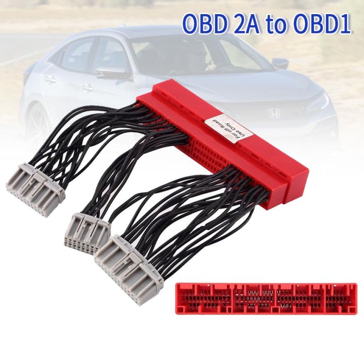 OBD2a To OBD1 ECU Jumper Conversion Harness Adaptor Wiring Car OBD ...