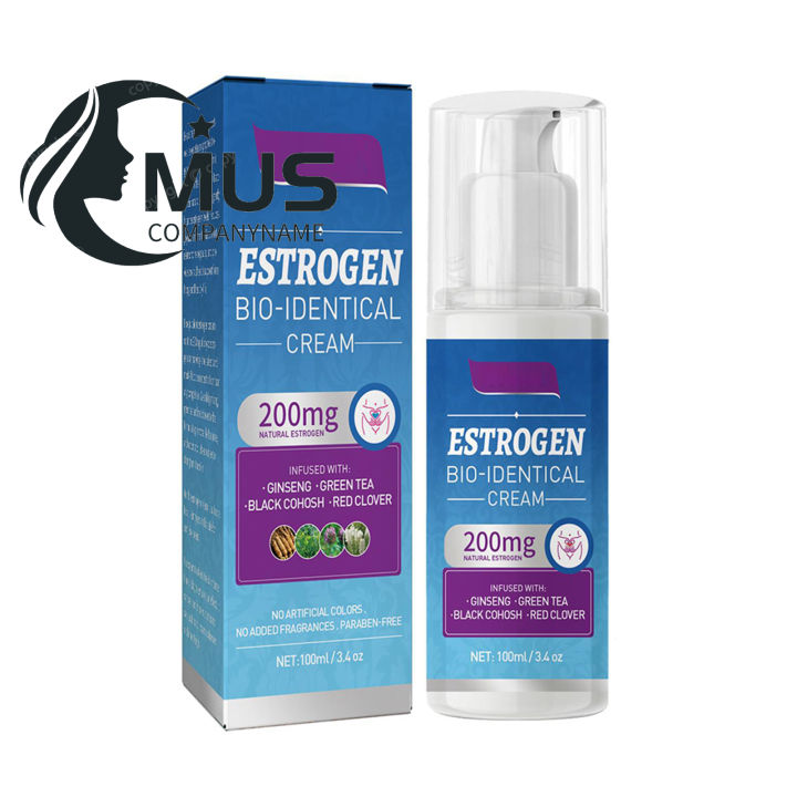 MUS Estrogen Cream for Menopause Relief Balances Hormone Levels Fights ...