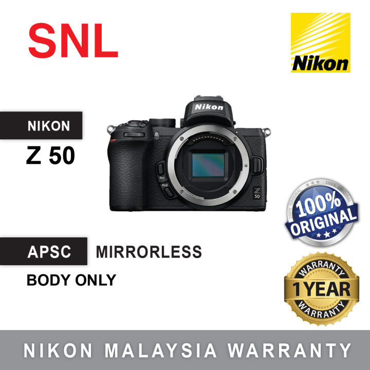 Nikon Z 50 Mirrorless Camera FREE EXTREME PRO 64 SD CARD PWP FTZII | Lazada