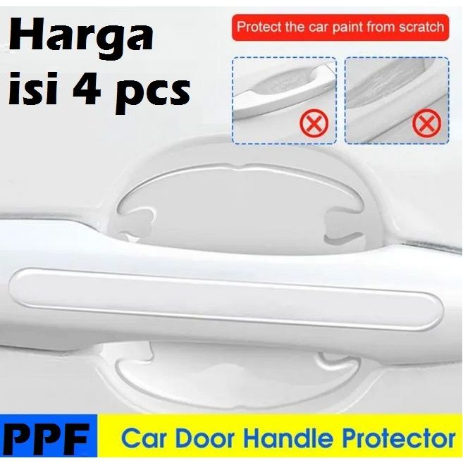Sticker Handle PPF mobil gagang pintu stiker anti gores kuku mangkok ...