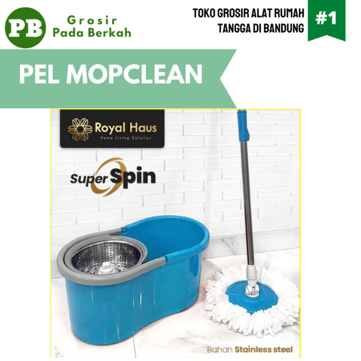 Royal Haus Easy MOP Alat Pel Lantai / Pengepel Lantai - SKY BLUE ...